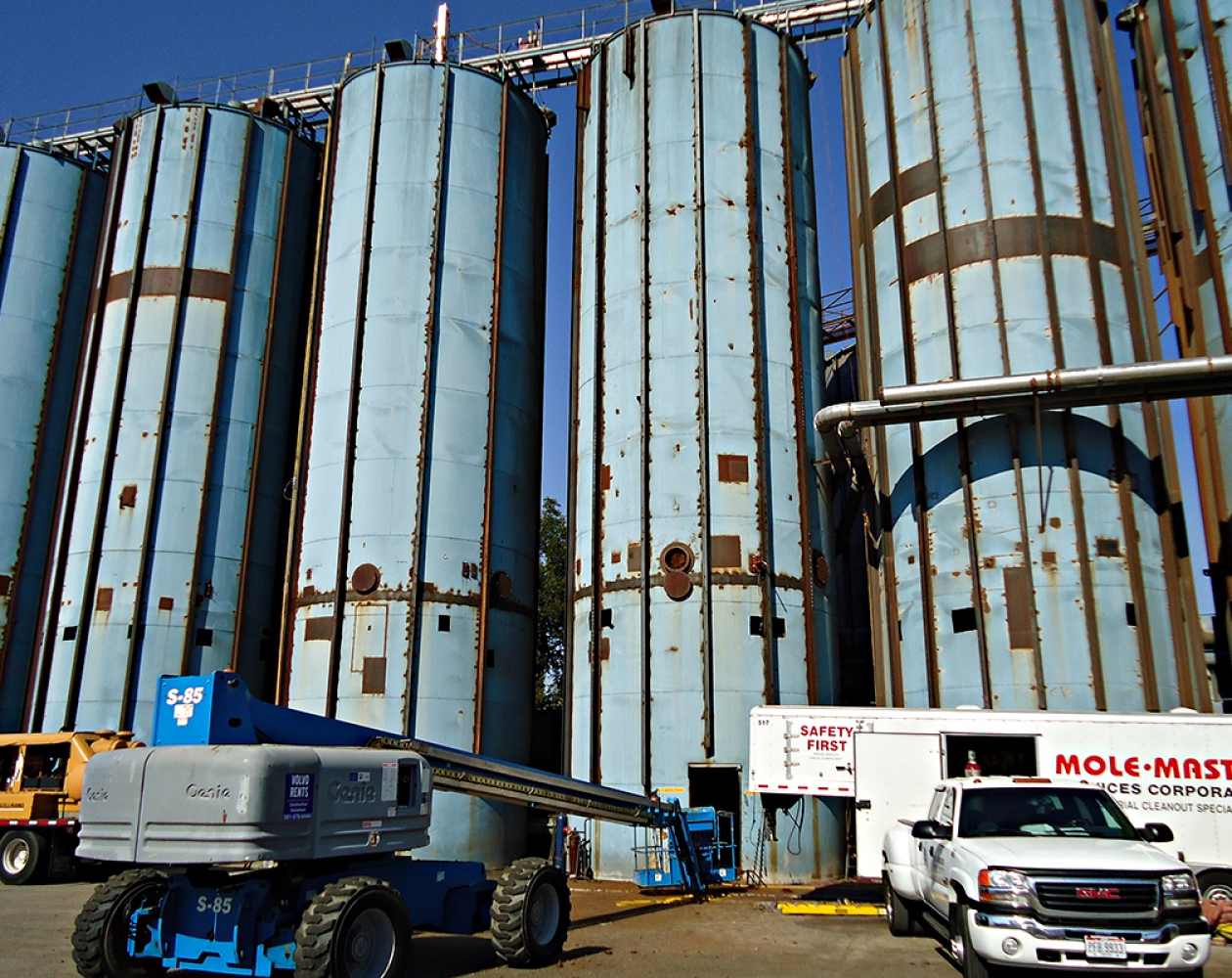 Pet Food Silo Cleaning Services & Equipment | Mole•Master Services